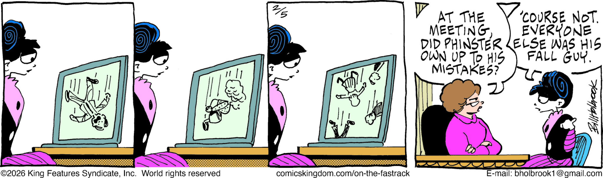 On The Fastrack Comic Strip 2026-02-05 | Comics Kingdom