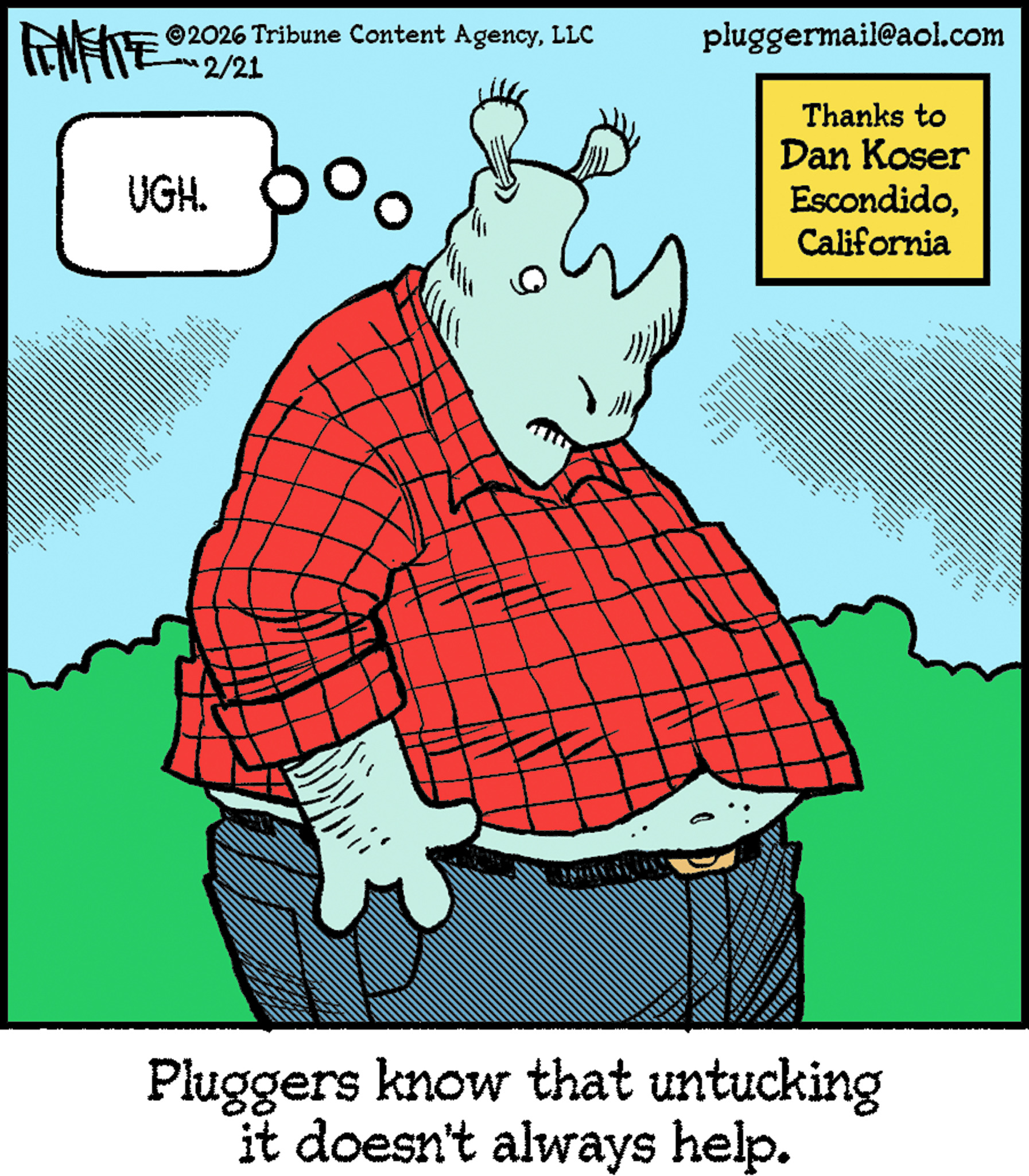 Pluggers Comic Strip 2026-02-21 | Comics Kingdom