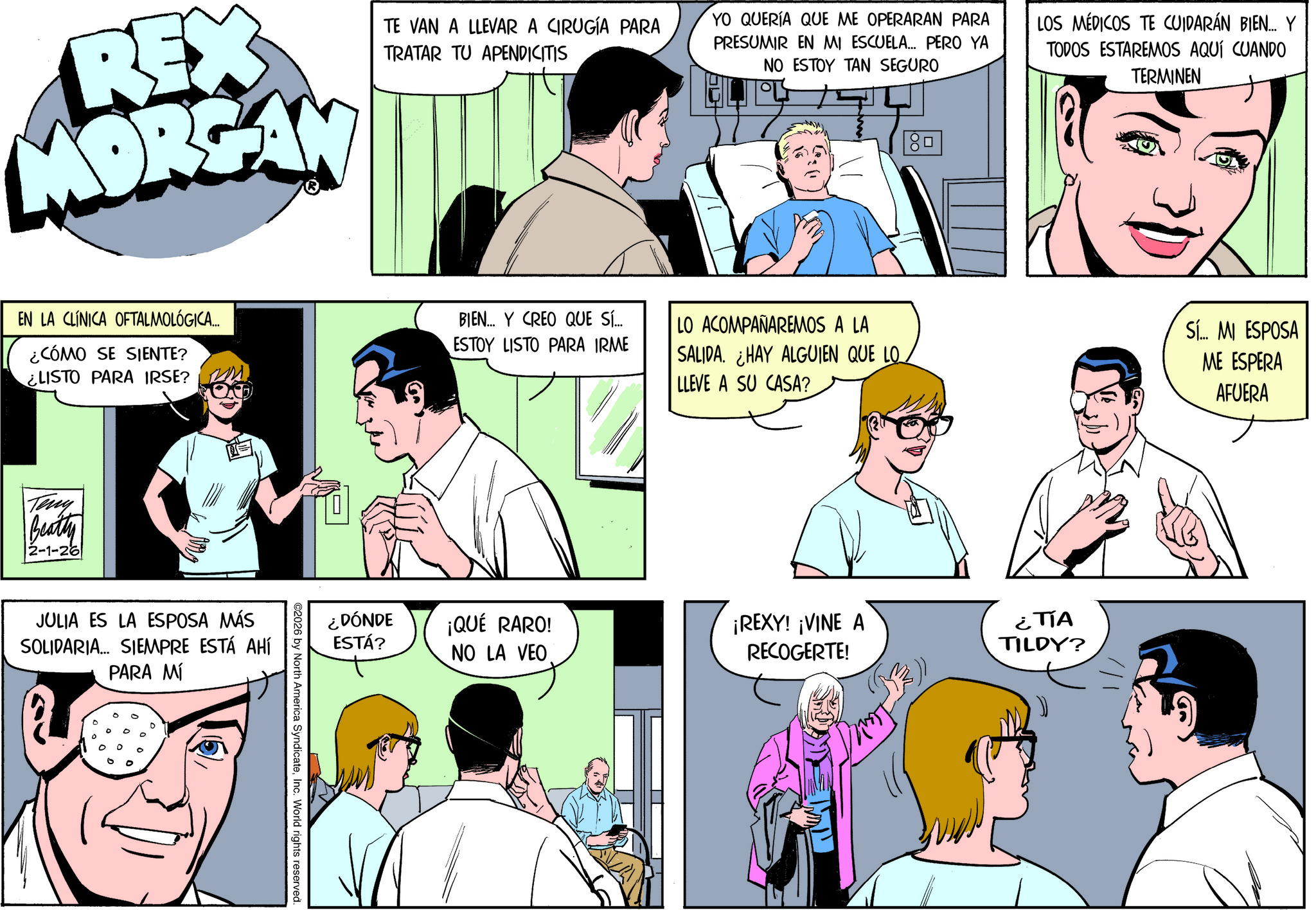 Rex Morgan M.D. Comic Strip 2026-02-01 | Comics Kingdom