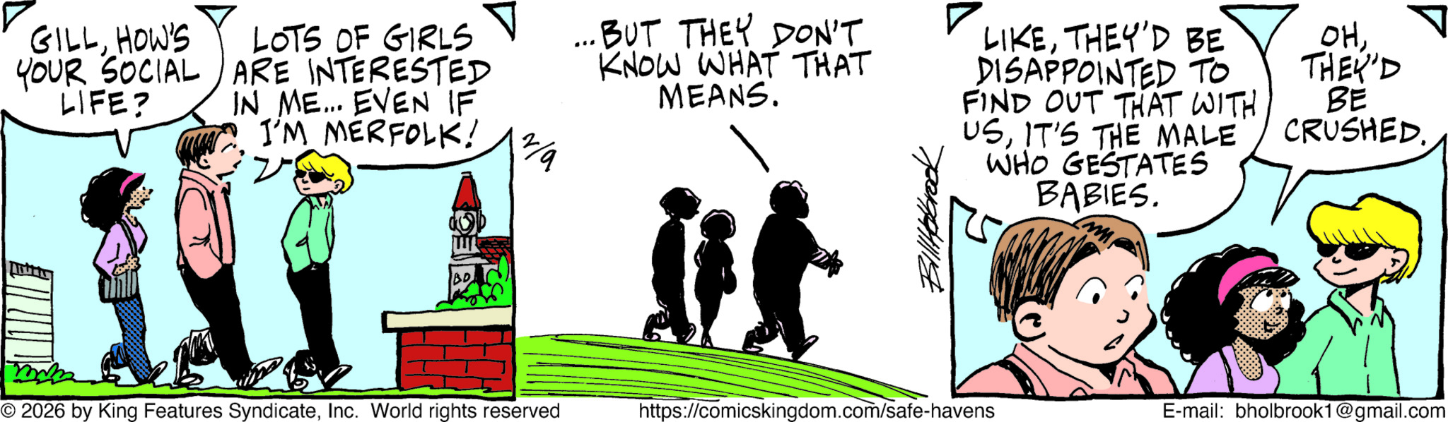 Safe Havens Comic Strip 2026-02-09 | Comics Kingdom