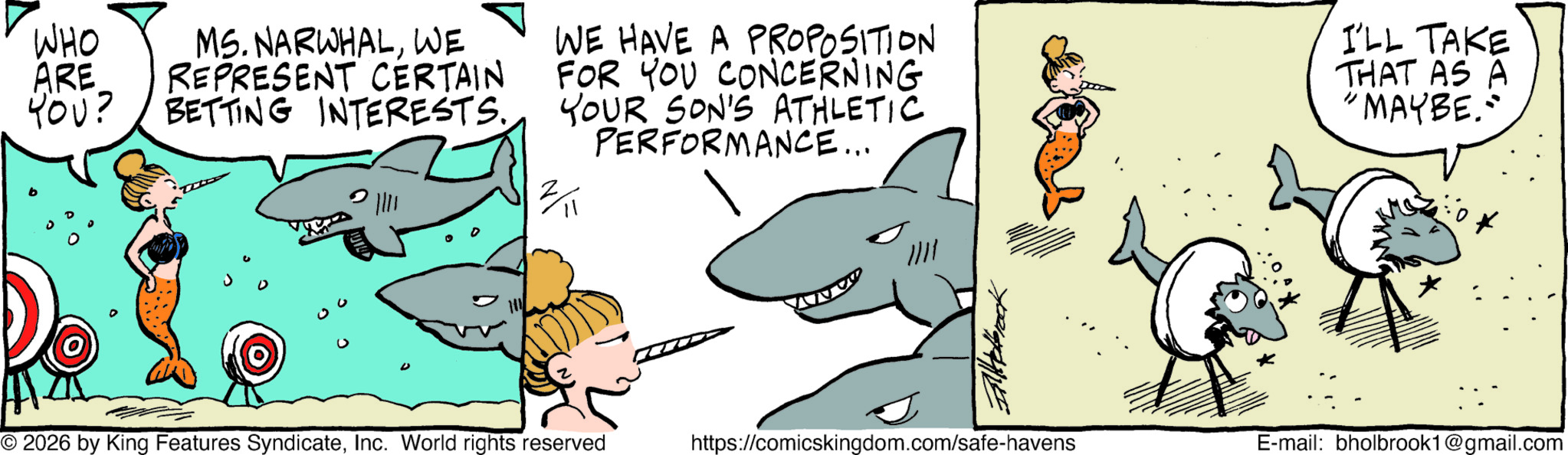 Safe Havens Comic Strip 2026-02-11 | Comics Kingdom