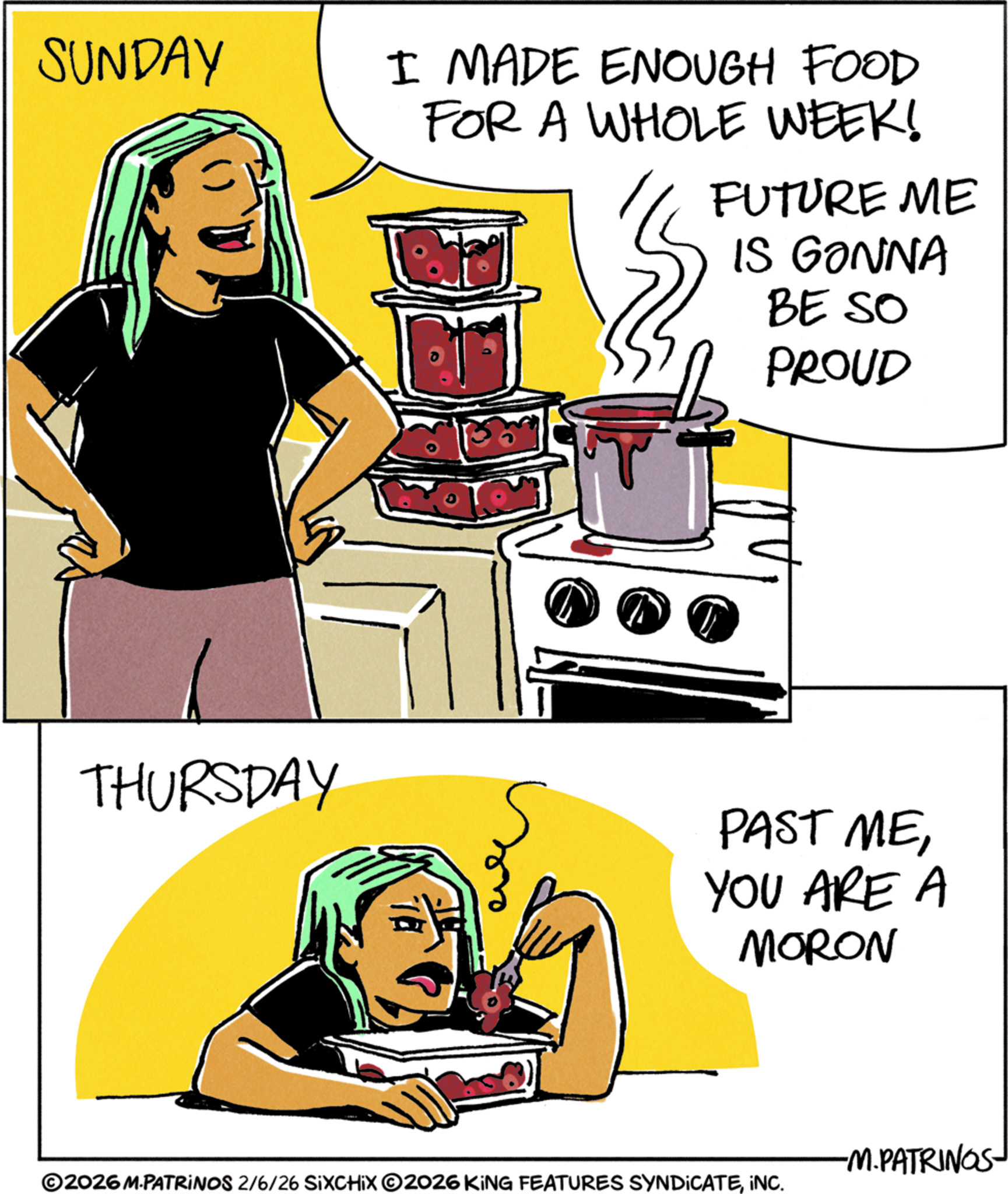 Six Chix Comic Strip 2026-02-06 | Comics Kingdom