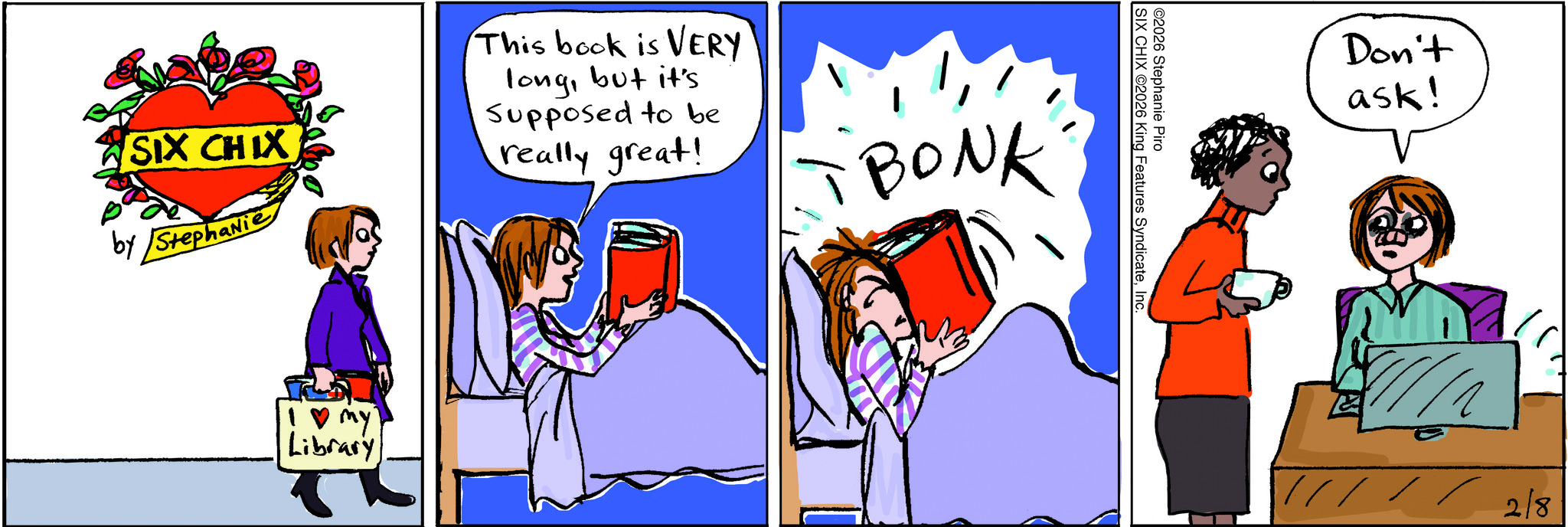 Six Chix Comic Strip 2026-02-08 | Comics Kingdom