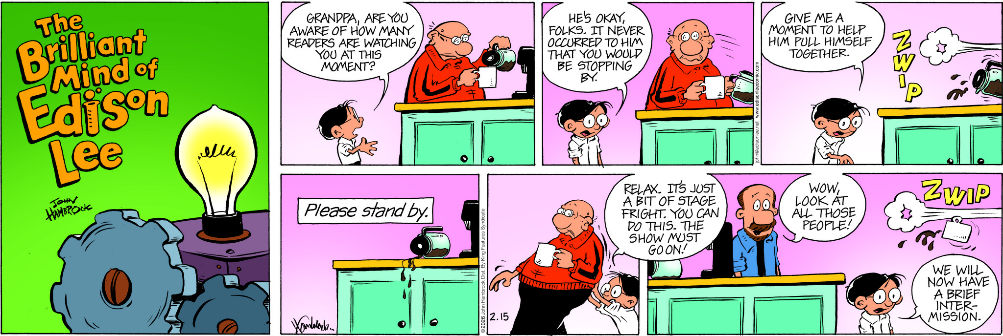 The Brilliant Mind Of Edison Lee Comic Strip 2026-02-15 | Comics Kingdom