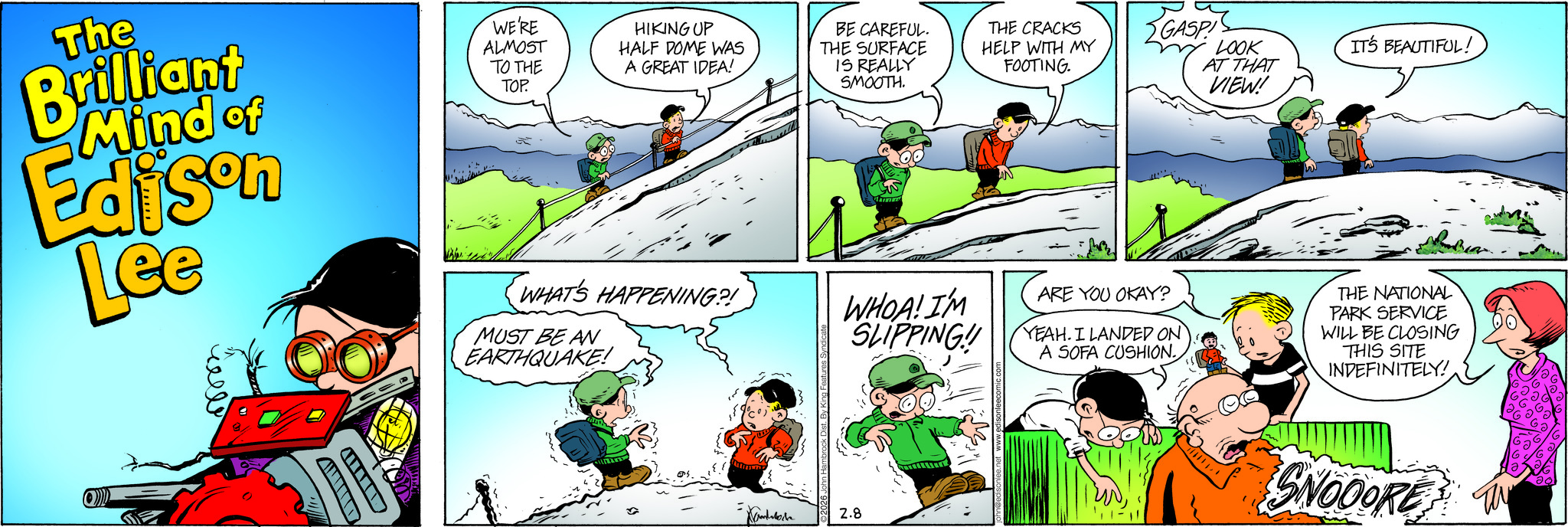 The Brilliant Mind Of Edison Lee Comic Strip 2026-02-08 | Comics Kingdom