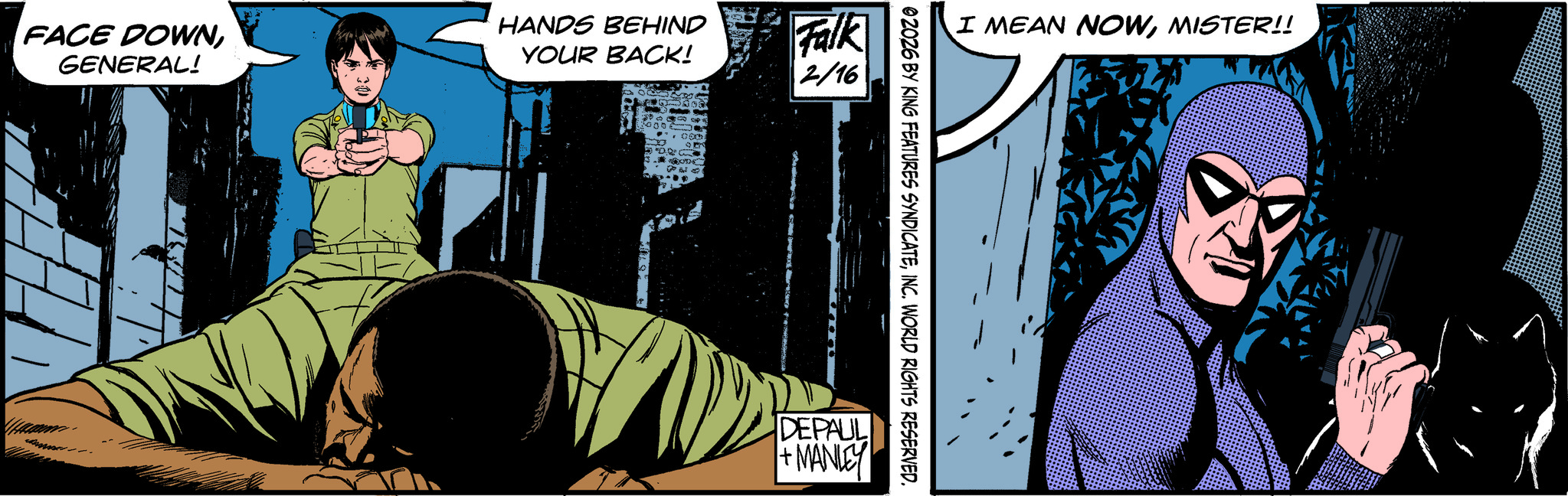 The Phantom Comic Strip 2026-02-16 | Comics Kingdom