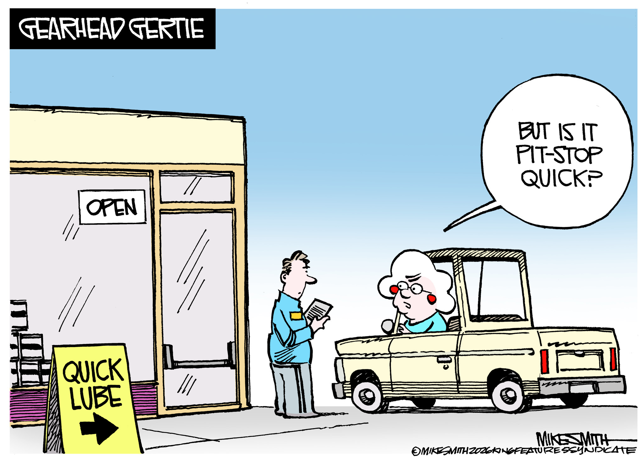 Gearhead Gertie Comic Strip 2026-03-05 | Comics Kingdom
