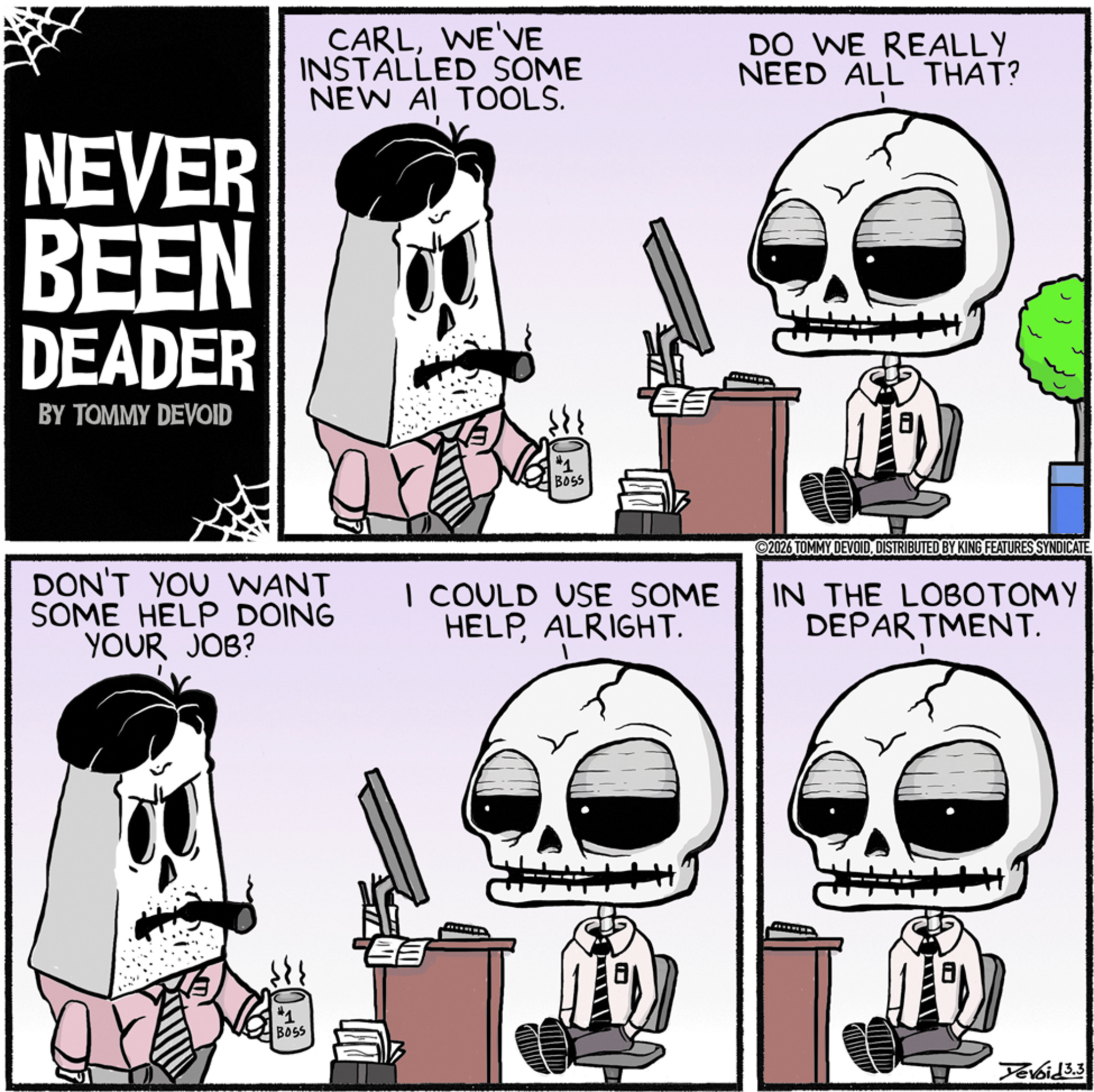 Never Been Deader Comic Strip 2026-03-03 | Comics Kingdom