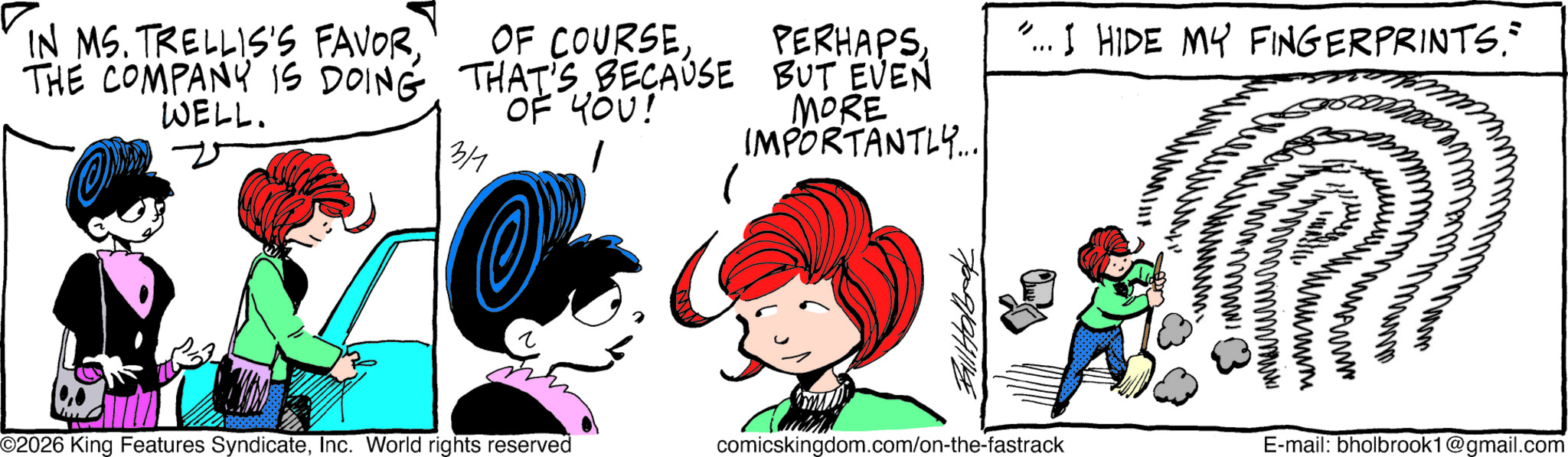 On The Fastrack Comic Strip 2026-03-07 | Comics Kingdom