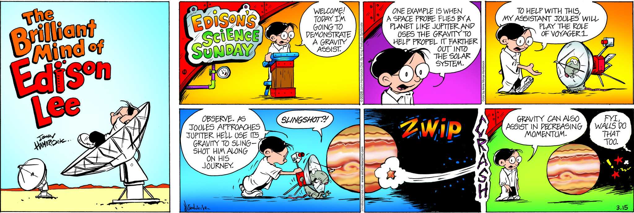 The Brilliant Mind Of Edison Lee Comic Strip 2026-03-15 | Comics Kingdom
