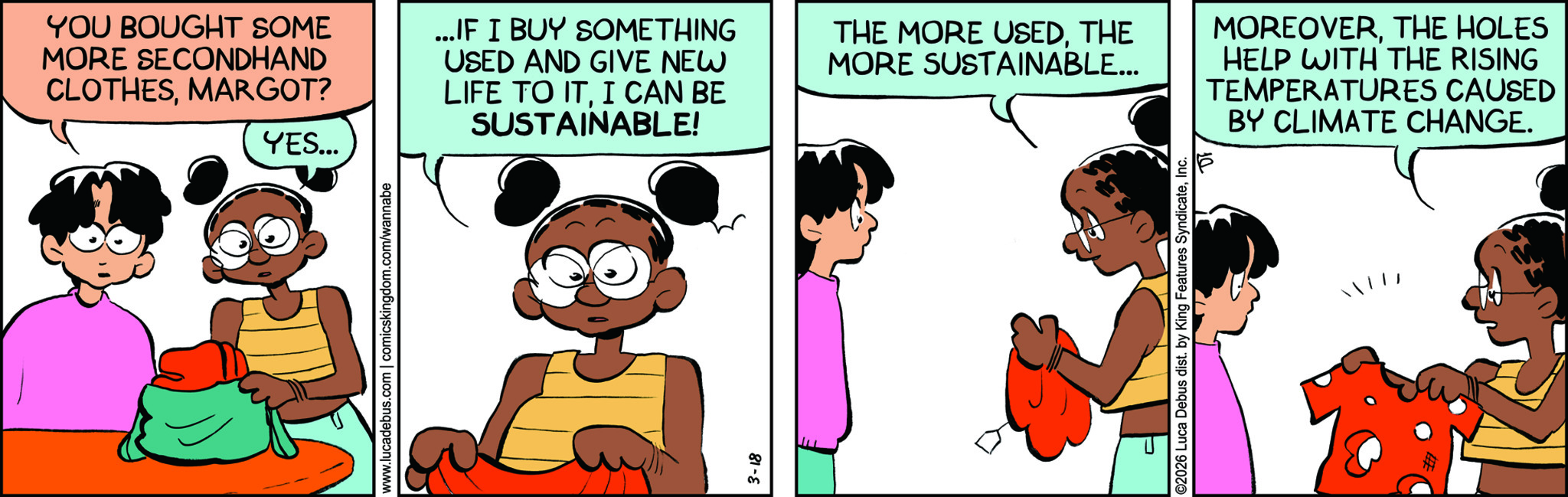 Wannabe Comic Strip 2026-03-18 | Comics Kingdom