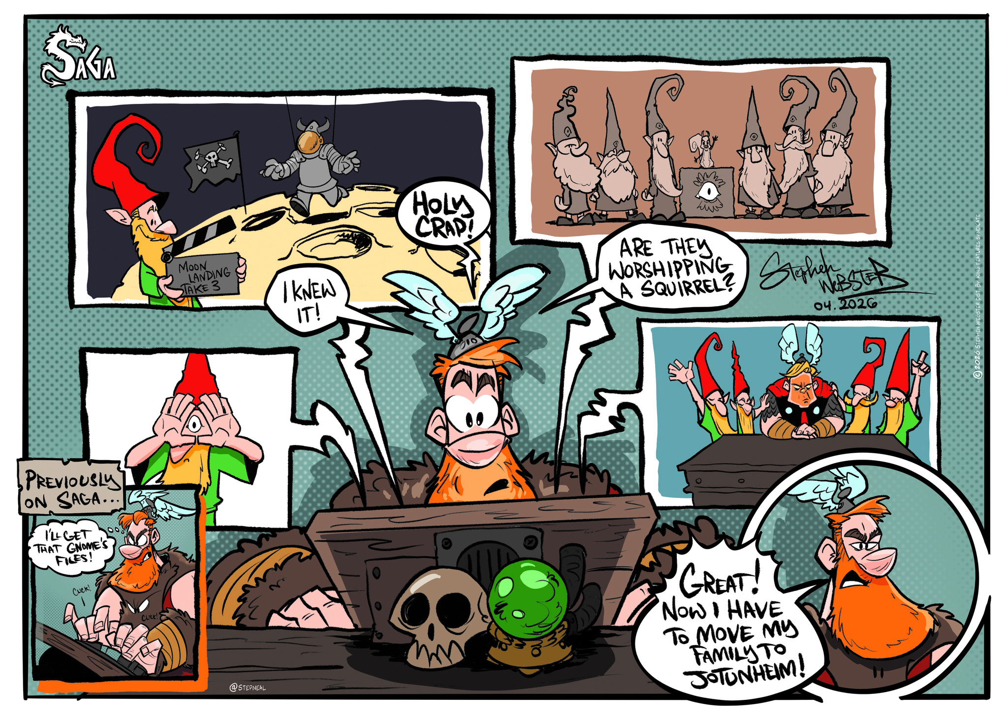 The Saga of Brann Bjornson Comic Strip 2026-04-19 | Comics Kingdom